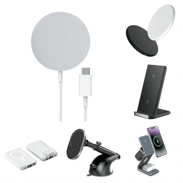 3 in 1 Foldable Wireless Charger Mini Size MagSafe Magnetic Charger for ...